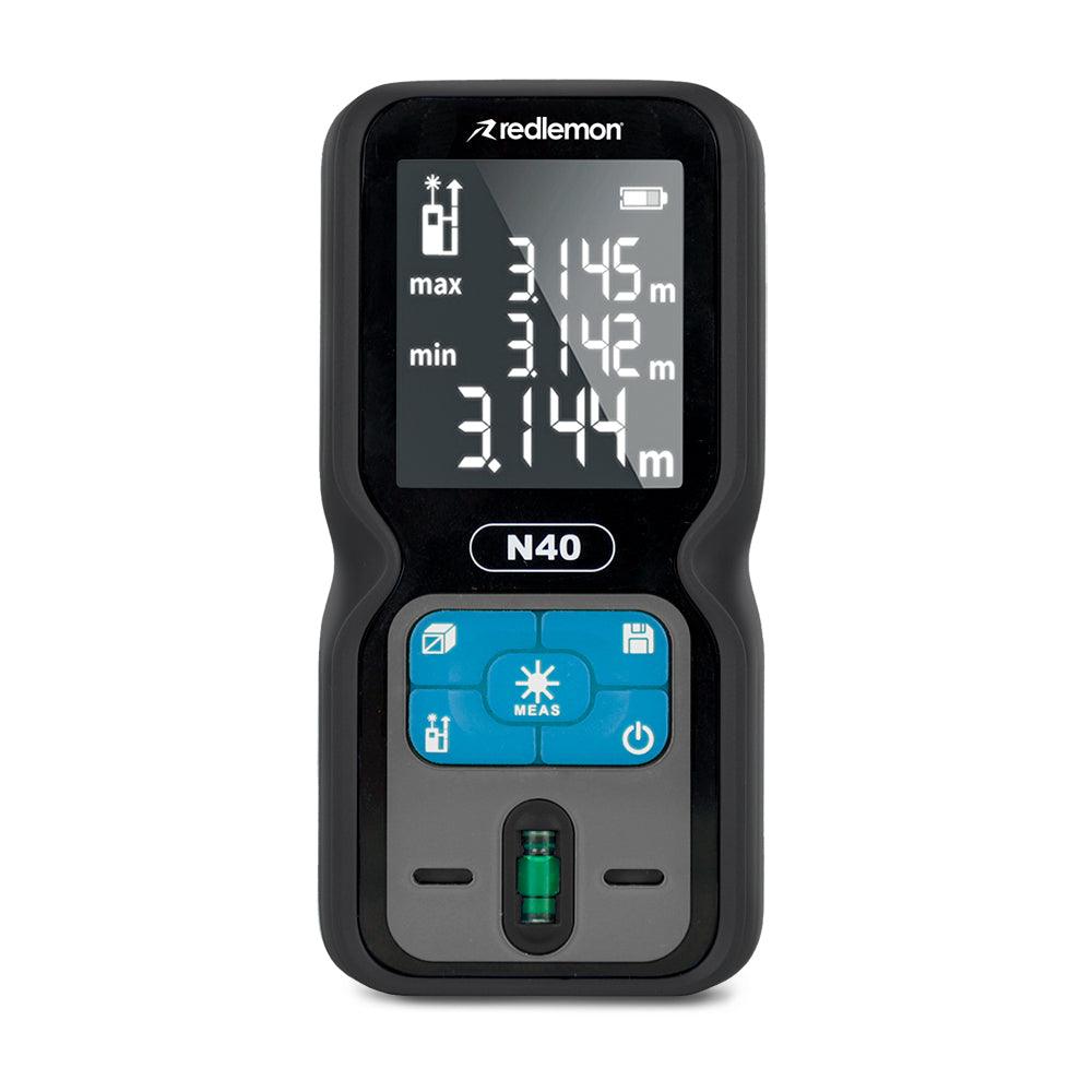 Medidor Láser Portátil de 40 Metros. Telémetro para Distancia, Altura ...
