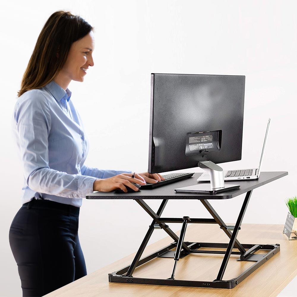 Escritorio Elevable para Computadora de Altura Ajustable Standing Desk | Redlemon.com.mx
